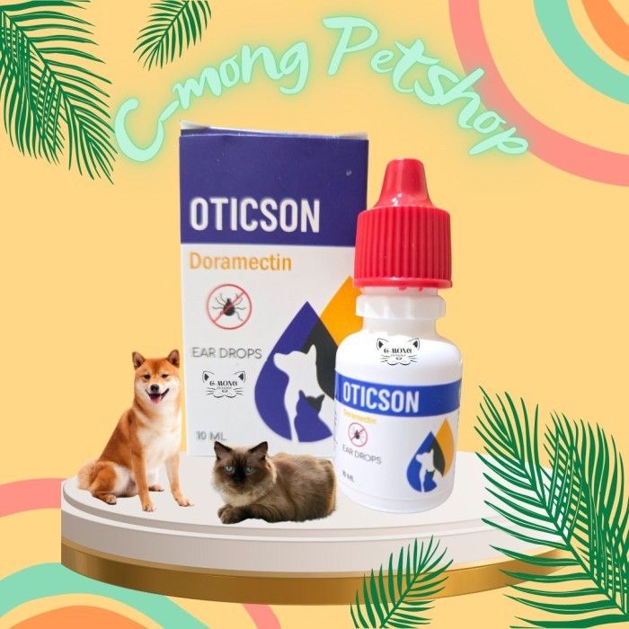 Oticson Doramectin 10ml Tetes Telinga Anti Earmites / Kutu Telinga ...