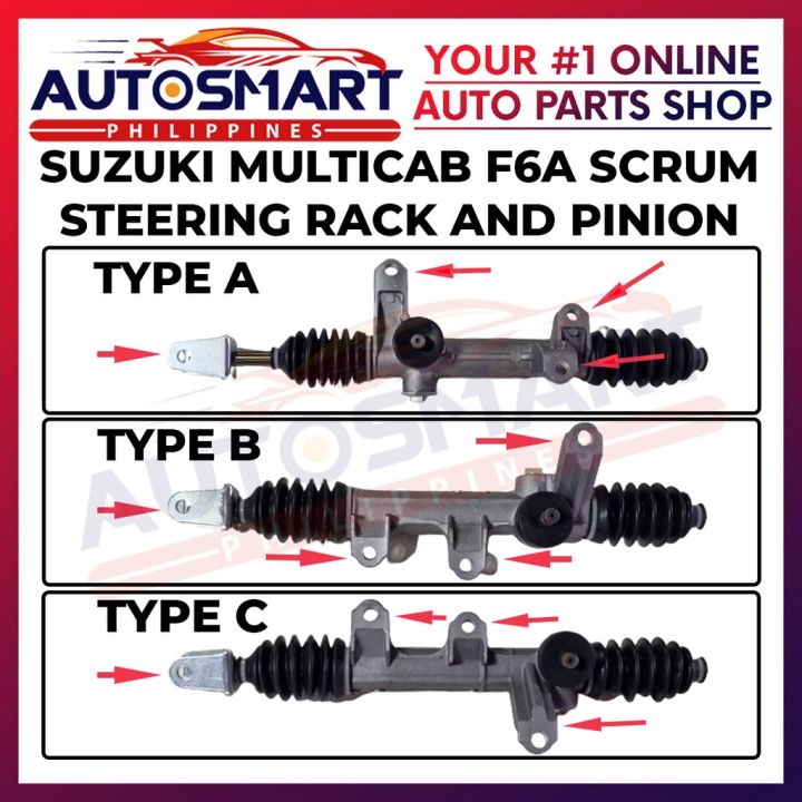 Suzuki Multicab F6A Scrum Steering Rack and Pinion | Lazada PH