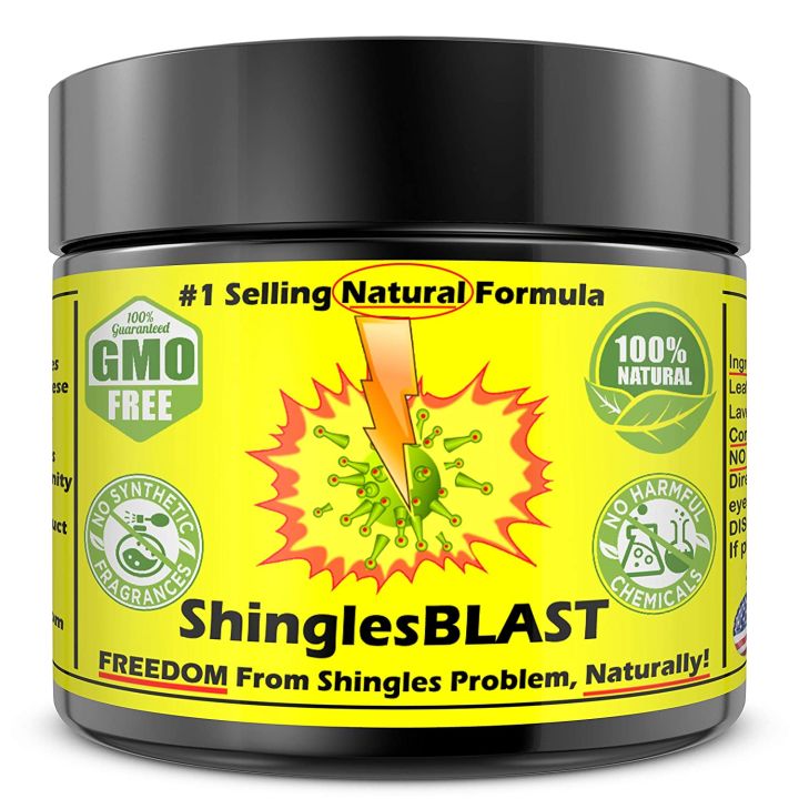 ShinglesBLAST - Fast Acting Natural Shingles Cream With 30 Essential ...