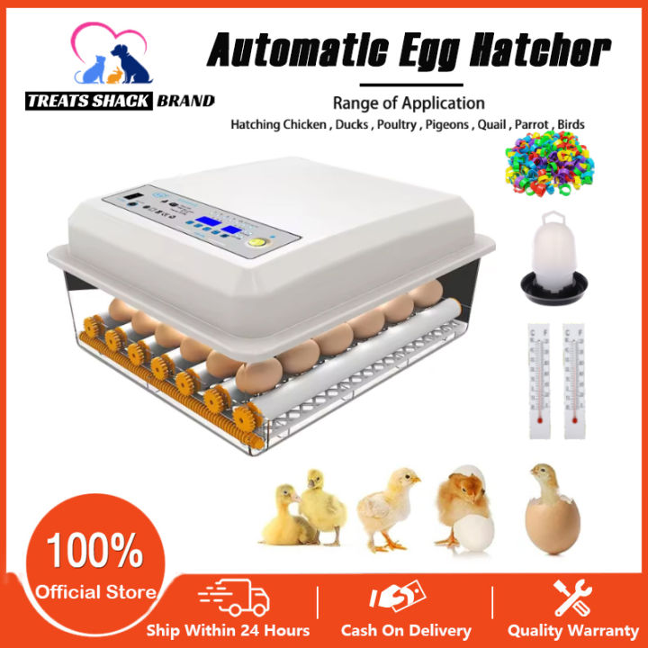 Digital incubator 36/56 Eggs Fully Automatic egg incubator Auto Turning Hatcher for Poultry ...