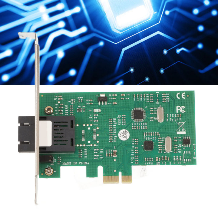 PCI Express Network Adapter 100Mbps PCIE Optical Network Card for Home ...