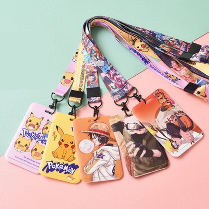 GTHRSDH Girls Student Double-sided pattern Hanging rope Bus Card Cover ...