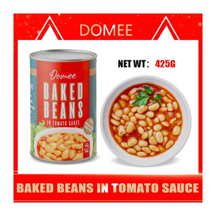 Domee Baked Beans in Tomato Sauce 425g/Tin(Halal) | Lazada Singapore