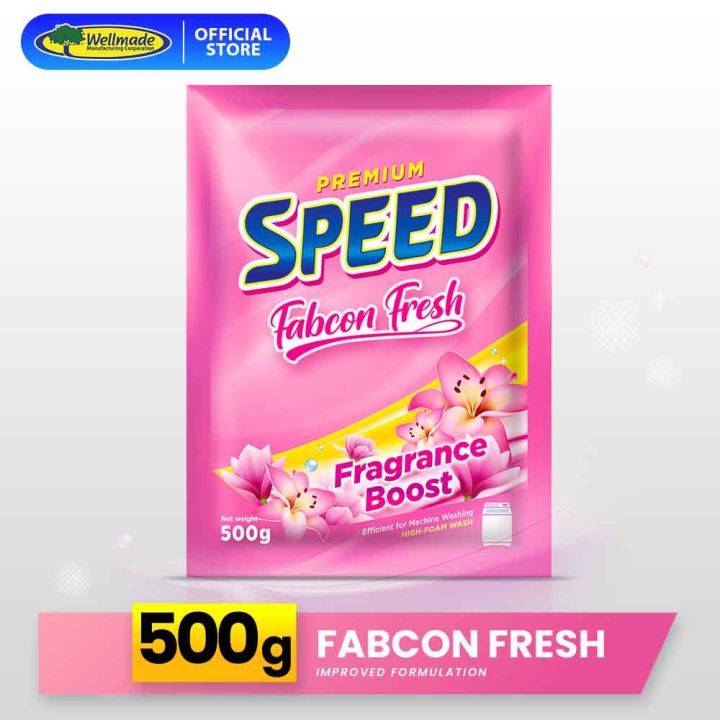 Speed Detergent Powder Fabcon Fresh 500g | Lazada PH