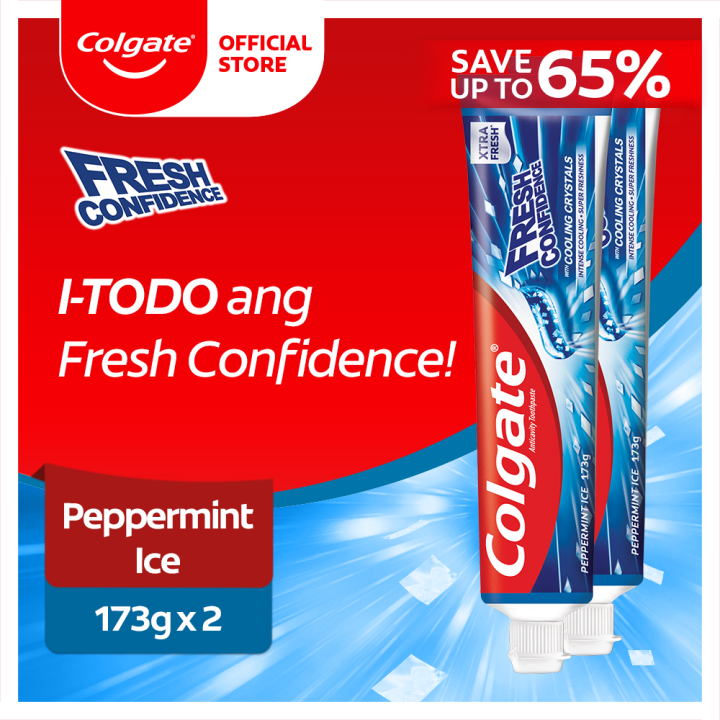 Colgate Fresh Confidence Anticavity Toothpaste with Cooling Crystals ...