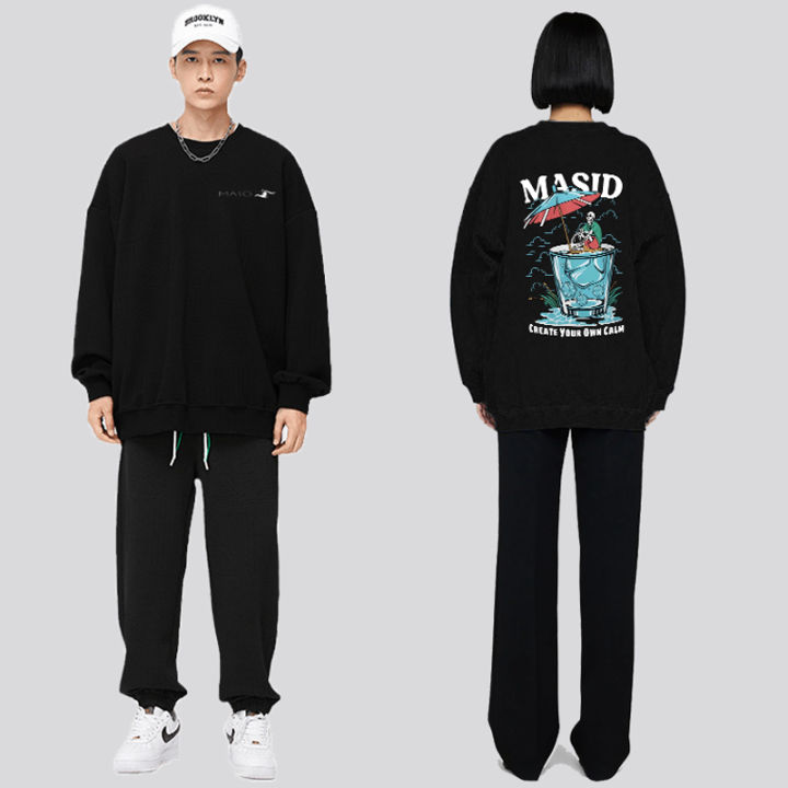 MASID oversize jacket for men hoodie fashion personality style pure ...