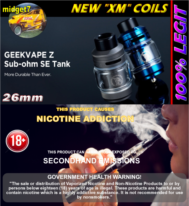 Geekvape Z Sub Ohm SE Tank Atomizer 5.5ml | Lazada PH