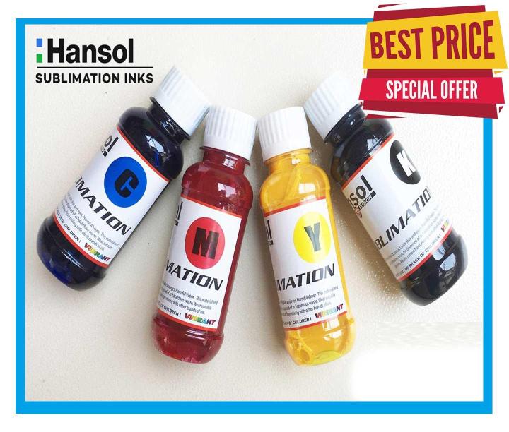 Hansol Sublimation Ink Vibrant 100ml C/M/Y/K and LM/LC / per pc ...