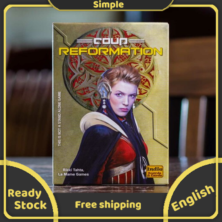 Coup Reformation Board Game Expansion English Version Party Family ...