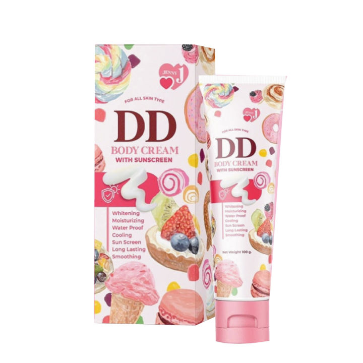 เจนนี่ ดีดี บอดี้ครีม DD Body Cream ดีดี ผิวขาว 100กรัม | Lazada.co.th