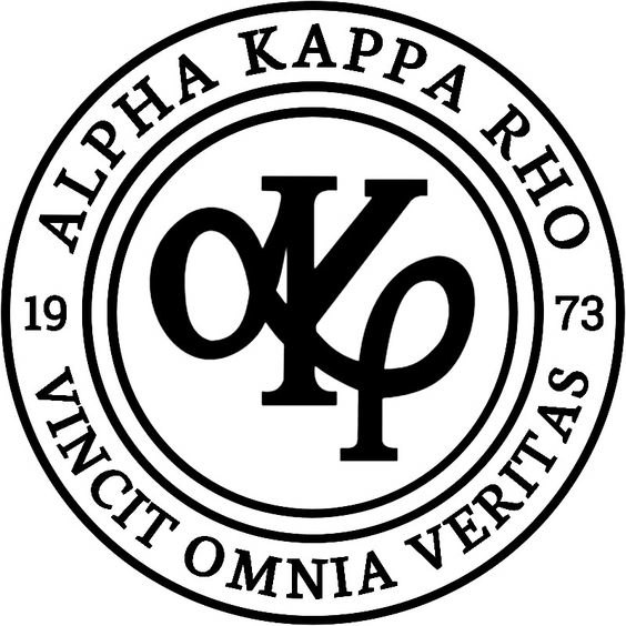 Alpha Kappa Rho - Motorcycle/Car Vinyl Sticker | Lazada PH