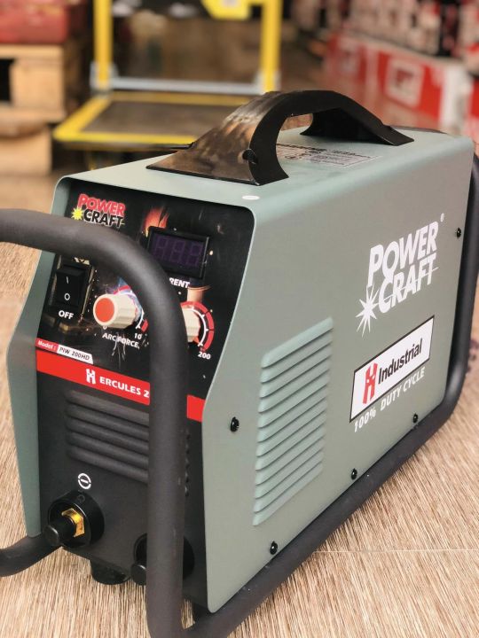 POWERCRAFT DC ARC Inverter Welding Machine 200A HERCULES 100% DUTY ...