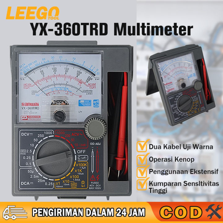 Multi Tester YX-360TRD AVO Meter Smart Multitester Digital Test Probe ...