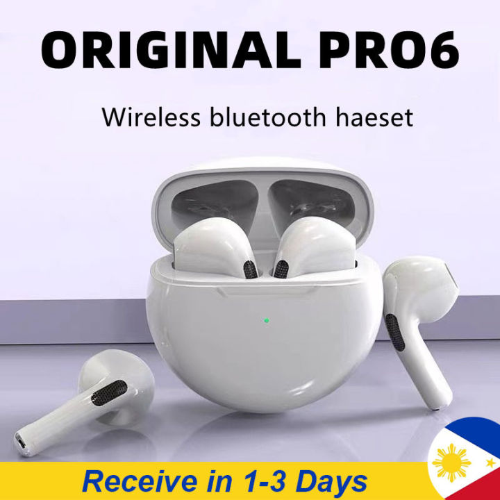 【PH Local Delivery】TWS Pro 6 Fone Bluetooth Earphones Wireless ...