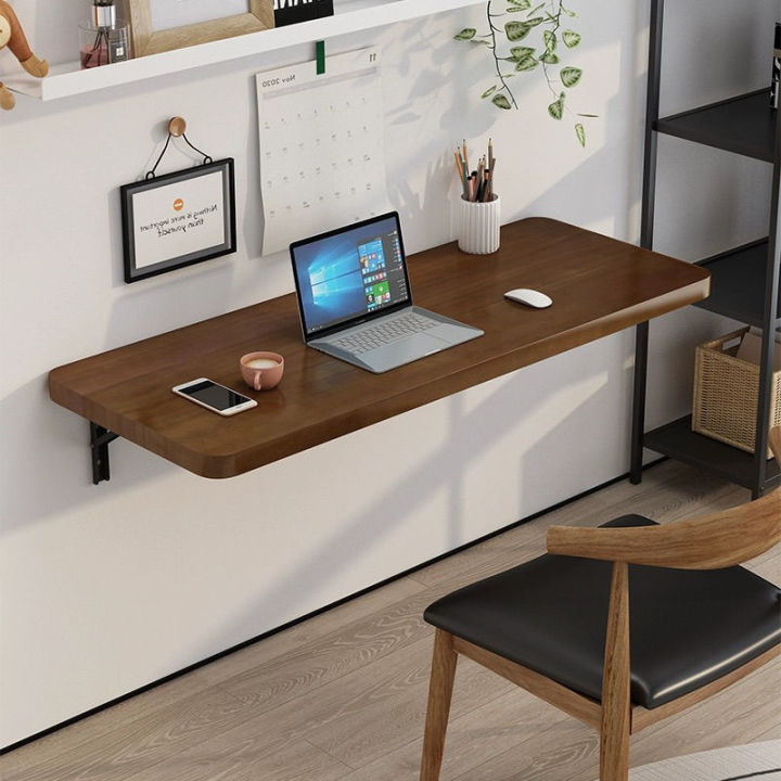 Wall-Mounted Simple Bar Counter New Wall-Mounted Folding Table Solid ...