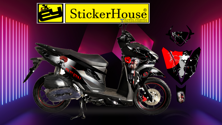 Motorstar Easyride 150CL Decals Laminated | Lazada PH