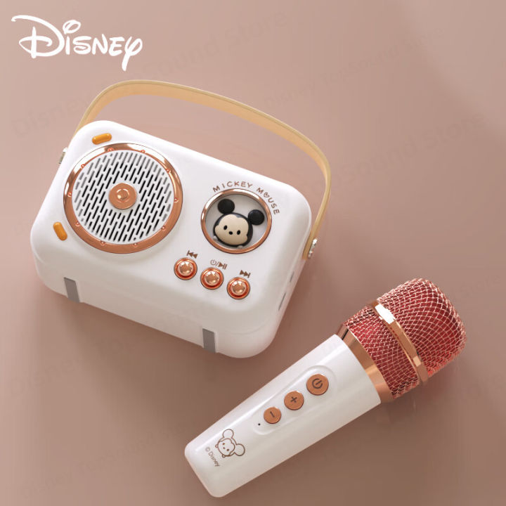 Disney LX-901 bluetooth speaker Wireless Microphone Speaker karaoke set ...