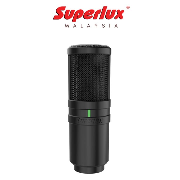 SUPERLUX E205 LARGE DIAPHRAGM CONDENSER ANALOG CARDIOID MICROPHONE ...