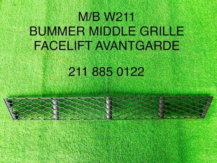MERCEDES BENZ W211 FACELIFT AVANTGARDE BUMPER MIDDLE GRILLE | Lazada