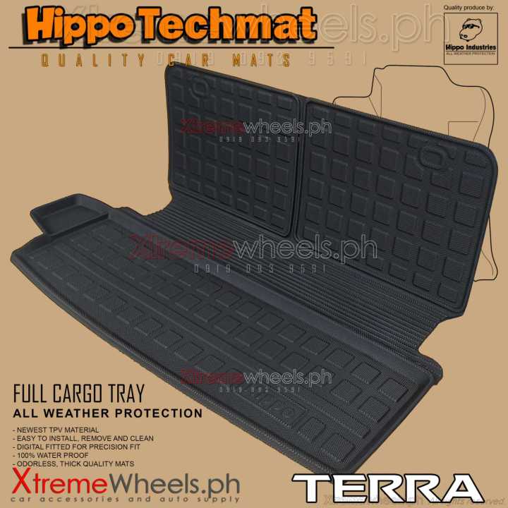 Nissan Terra 2019 to 2024 Thailand Made Bendable Full Cargo / Trunk Tray Only ( Hippo Techmat ...