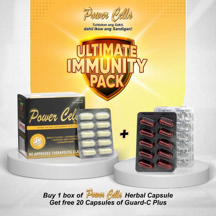 ULTIMATE IMMUNITY PACK (BUY 1 Box PC Capsules Get 20 Capsules Of GUARD ...