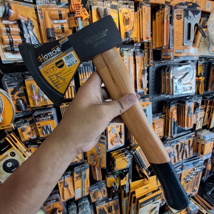 Hoteche Wooden Handle Axe for Cutting Woods (Palakol) | Lazada PH