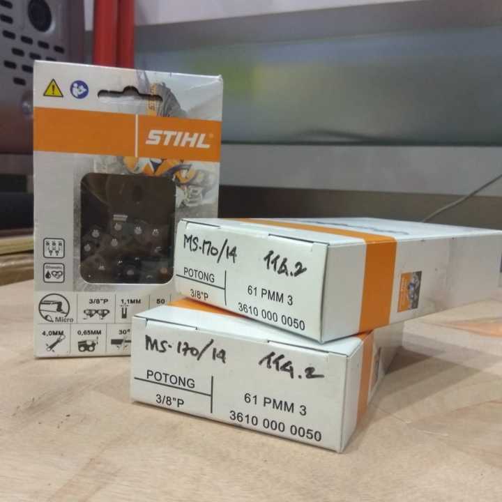 Rantai Chain Saw STIHL MS-170 14 Inch ORIGINAL | Lazada Indonesia