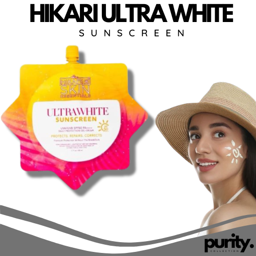 HIKARI SKIN - Ultrawhite Sunscreen UVA/UVB SPF50 PA+++ | Protects ...