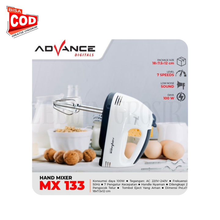 Hand Mixer Advance Mx 133 / Hand mixer Advance MX-133 Alat Pengaduk ...