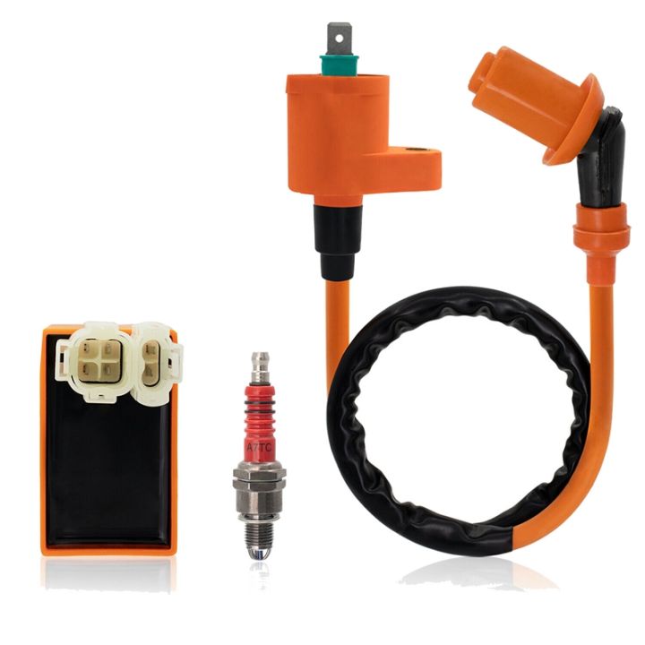 Racing CDI Box Ignition Coil Spark Plug Kit for ATC XR CRF 50Cc 70Cc ...