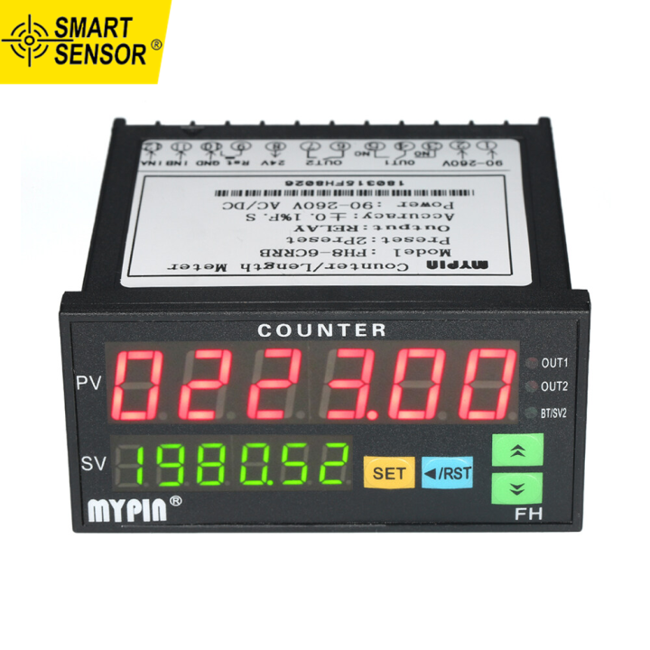 Smart Sensor Multi-functional Dual LED Display Digital Counter 90~265V ...
