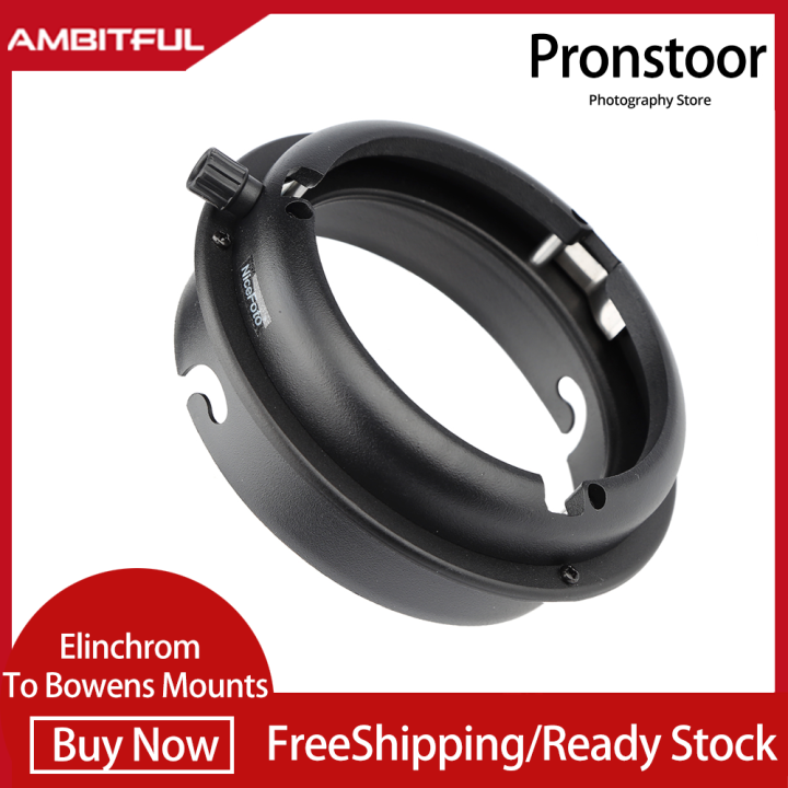 Elinchrom Mount To Bowens Mounts Ring Speedring Adapter Studio Flash ...