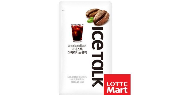 KOREAN POUCH DRINK (ICE TALK) AMERICANO BLACK 230 ML | Lazada PH
