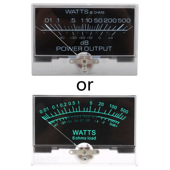 Pointers VU Meter Practical Digital Power-Meter Audios Amplifier Board ...