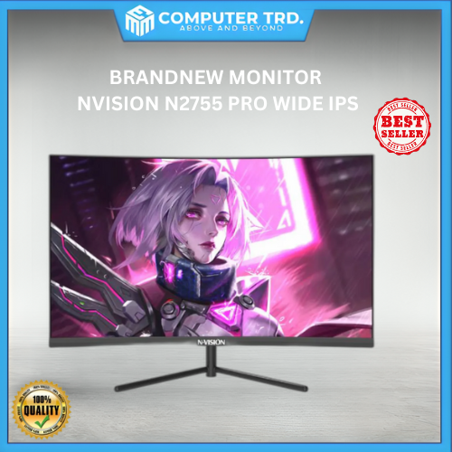 NVISION N2755 PRO MONITOR 27 INCH WIDE IPS FULL HD GAMMING MONITOR FOR ...