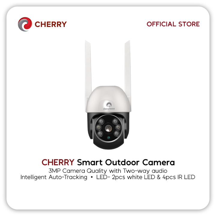 CHERRY Smart Outdoor Camera (3MP) CCTV | Lazada PH