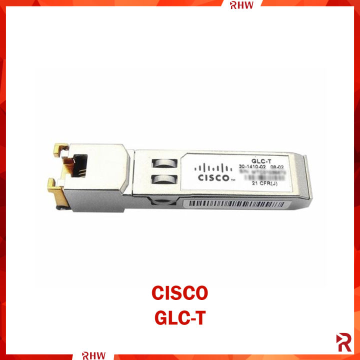 CISCO GLC-T | Cisco SFP Network Module RJ45 1000BASE-T | Red Hardware ...