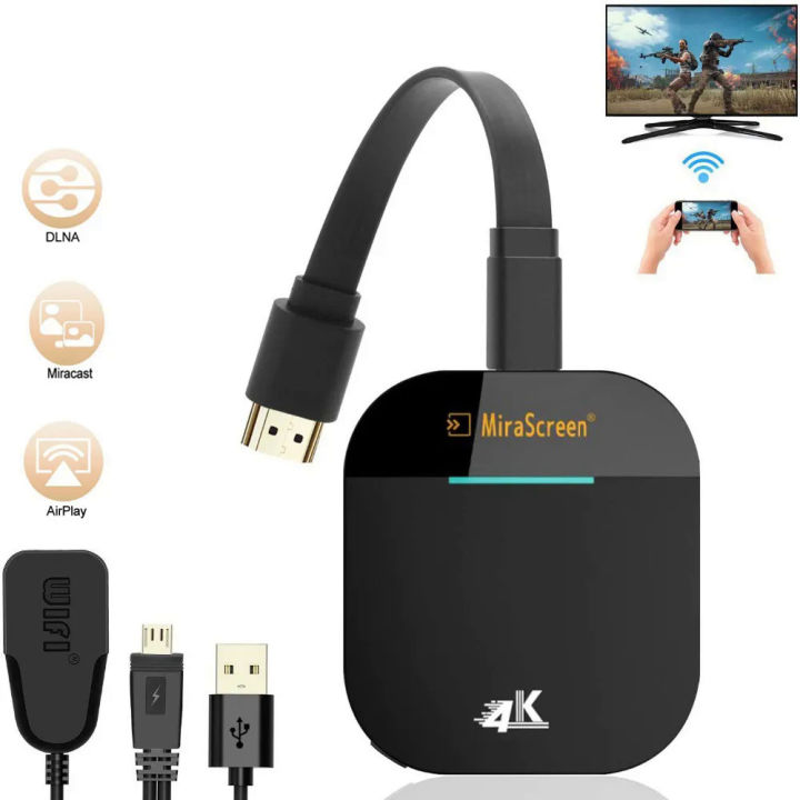 Wireless Display Dongle 4K WiFi Display Receiver รองรับ HDMI Screen ...