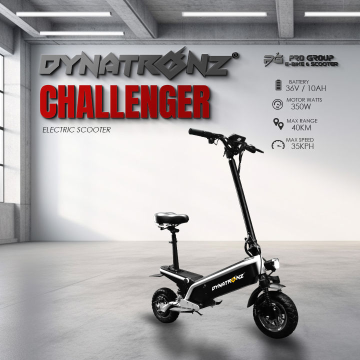 Electric scooter bike sales challenger 36v 350w led display shock ...