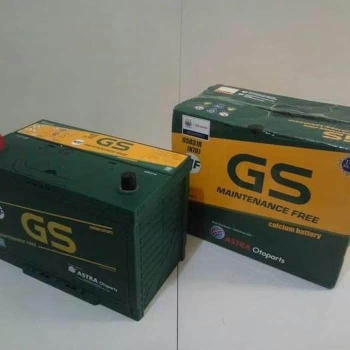 aki mobil GS astra MF N70 65D31R 12volt 70 amper | Lazada Indonesia
