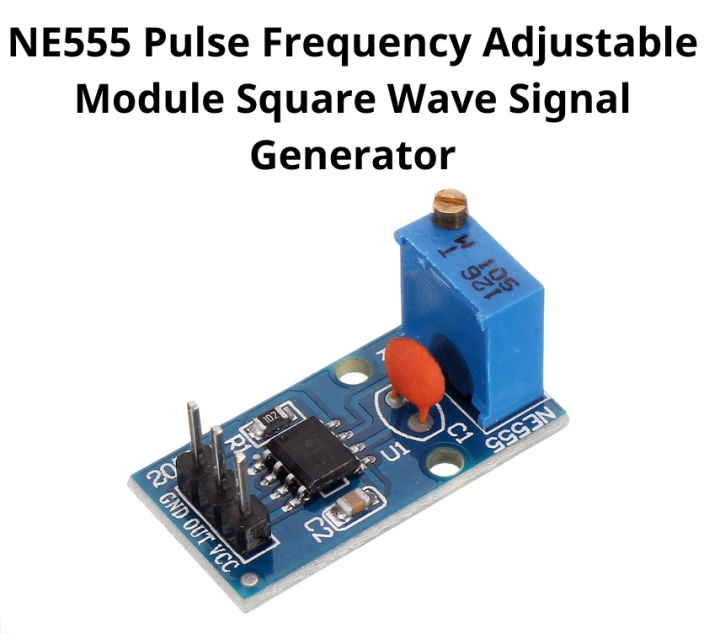 NE555 Pulse Frequency Adjustable Module Square Wave Signal Generator ...