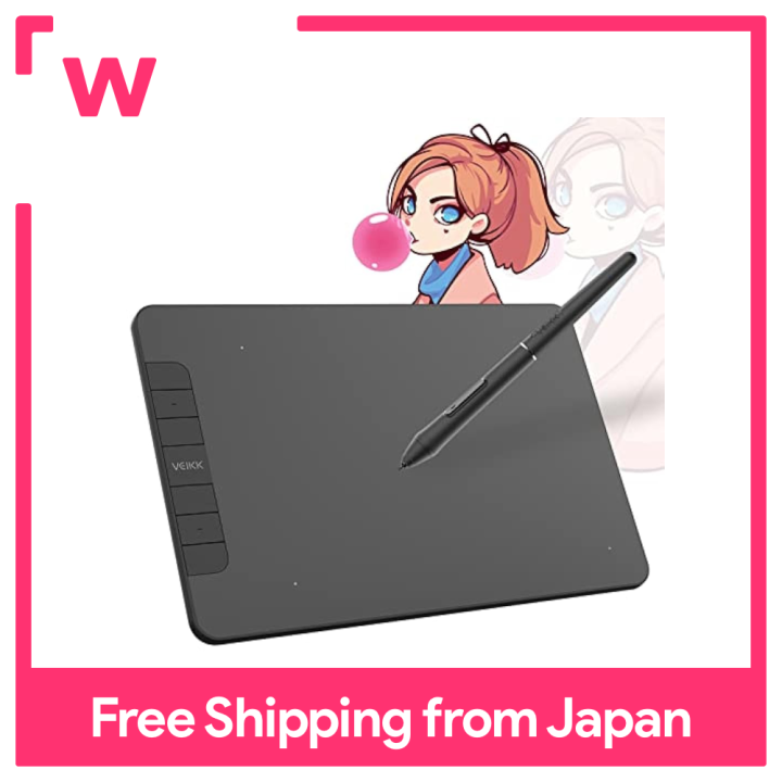 VEIKK pen tab Smartphone compatible, portable, convenient board tab ...