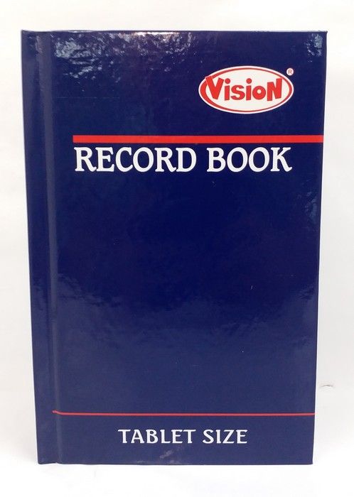 VISION RECORD BOOK School & office use ( Sheet Count: 150p, 200p, 300p ...