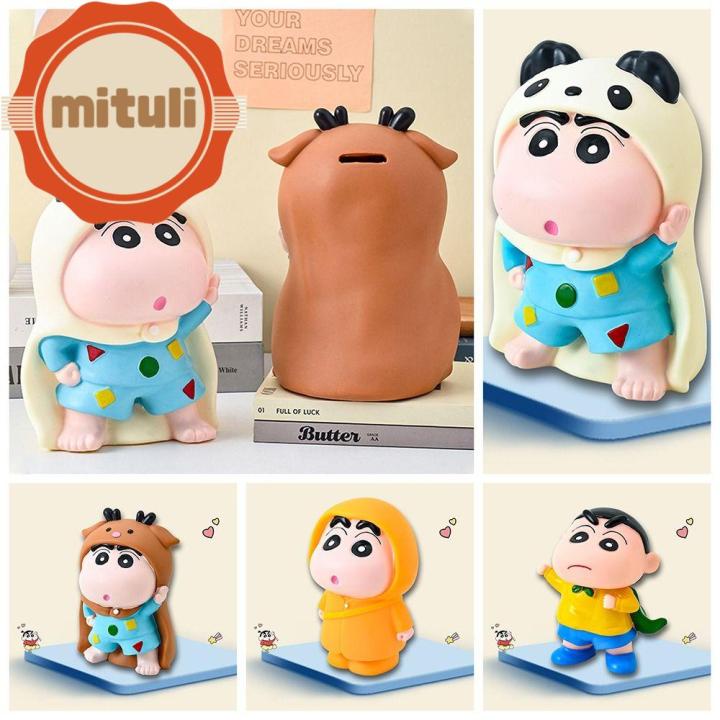 MITULI การประหยัดเงิน กระปุกออมสินเครยอนชินจัง เครยอนชินจัง ตกแต่งด้วย ...