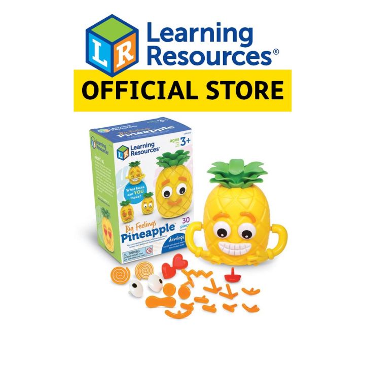 LEARNING RESOURCES Big Feelings Pineapple- Age 3-7, Social Emotional ...