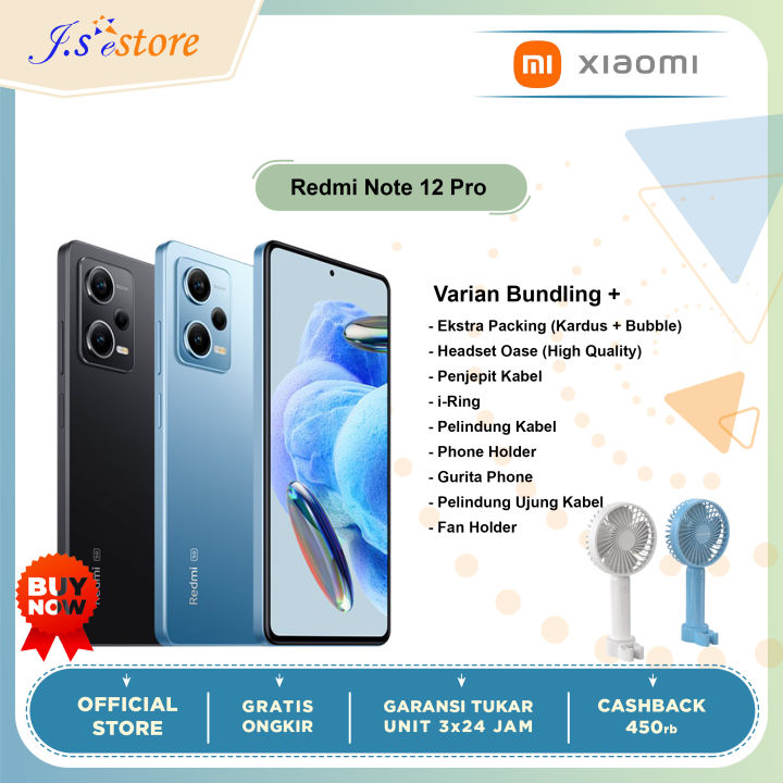 Xiaomi Redmi Note 12 Pro 5G 8/256 MediaTek Dimensity 1080 Garansi Resmi ...