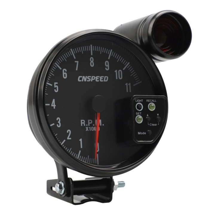 5" Inch Pointer Tachometer Gauge 0-11000 RPM Meter With Shift Light 7 ...