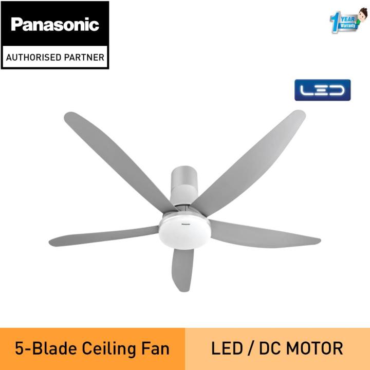 PANASONIC CEILING FAN LED 5 BLADES F-M15GW 60" - LONG | Lazada