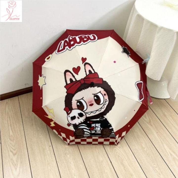 labubu [COD] umbrella ร่มกันแดดและฝน 8-ribs ร่มทูบู น้ำหนักเบามาก ...