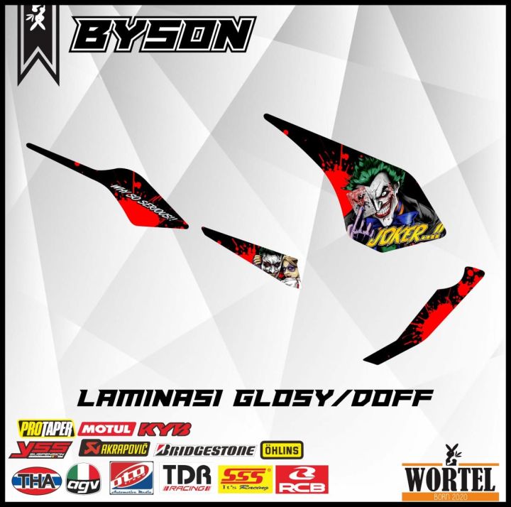 Striping Byson-Stiker lis Decal Motor Byson Joker | Lazada Indonesia